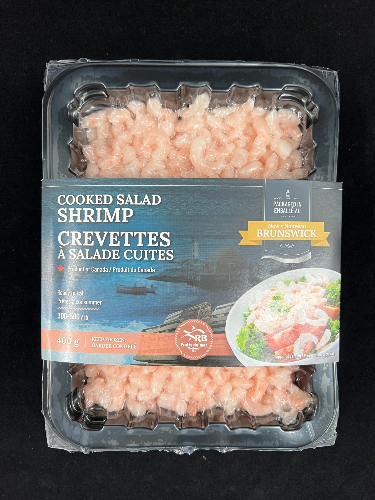 Crevettes à salade cuites / Cooked Salad Shrimp - 400g – Ronald Boudreau